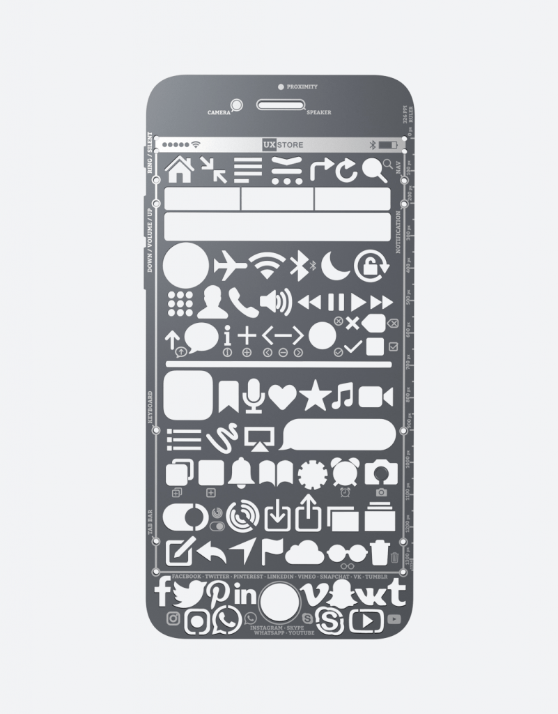 iPhone Stencil - UX Store